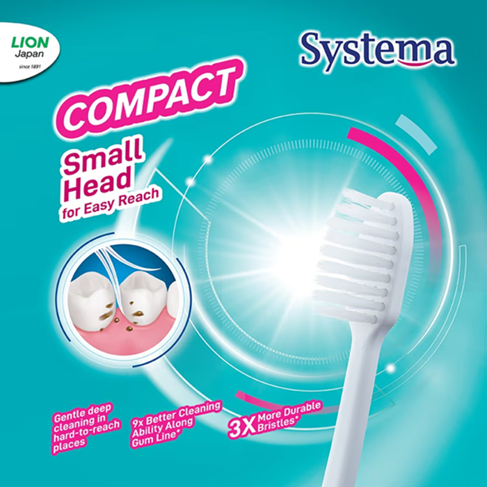 Systema Toothbrush Compact 0.02mm Super Value Pack (Japan Brand ...
