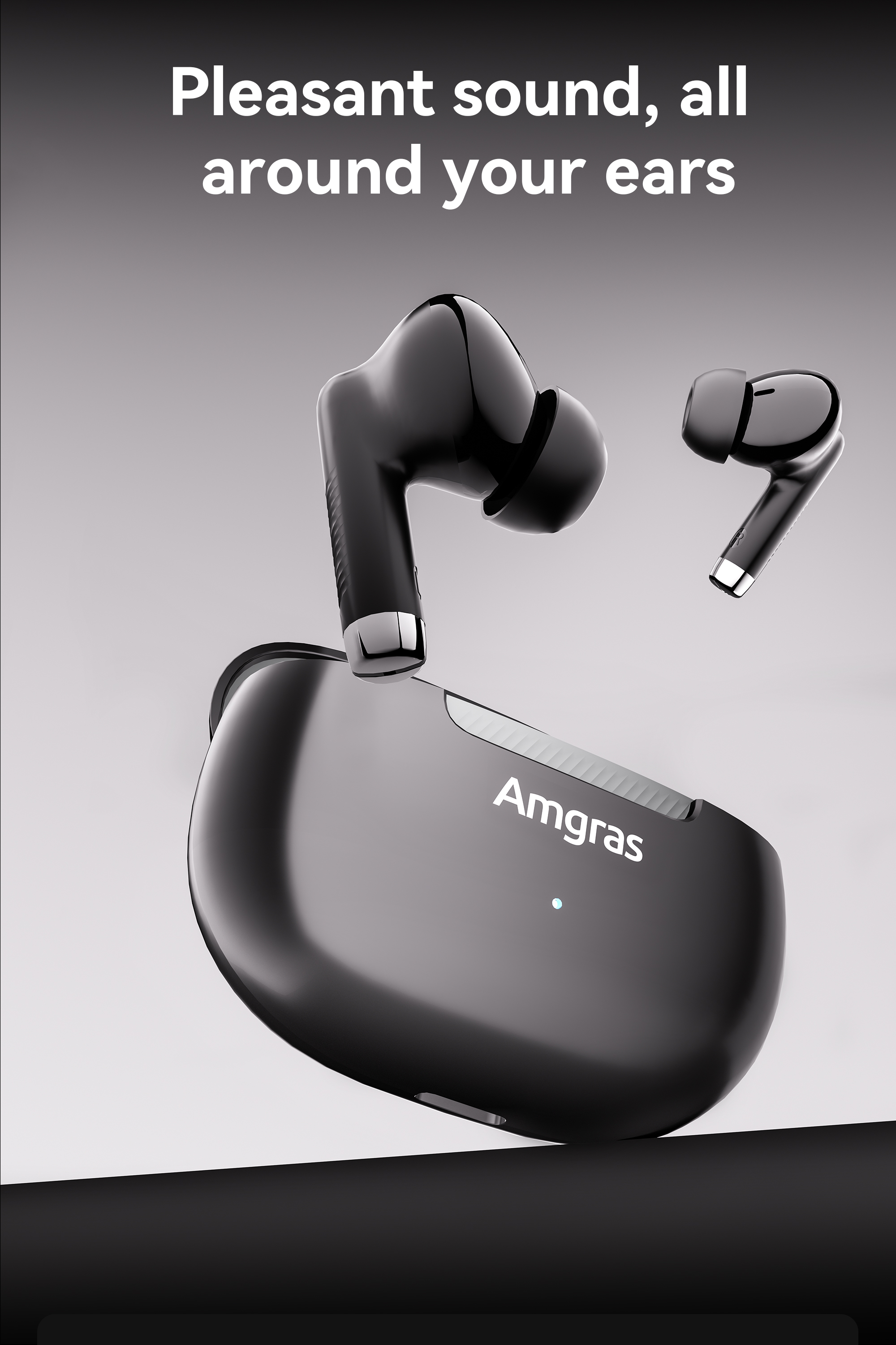 Amgrass Spirit Pro Bluetooth Earbuds Wireless Earbud Noise Reduction ...
