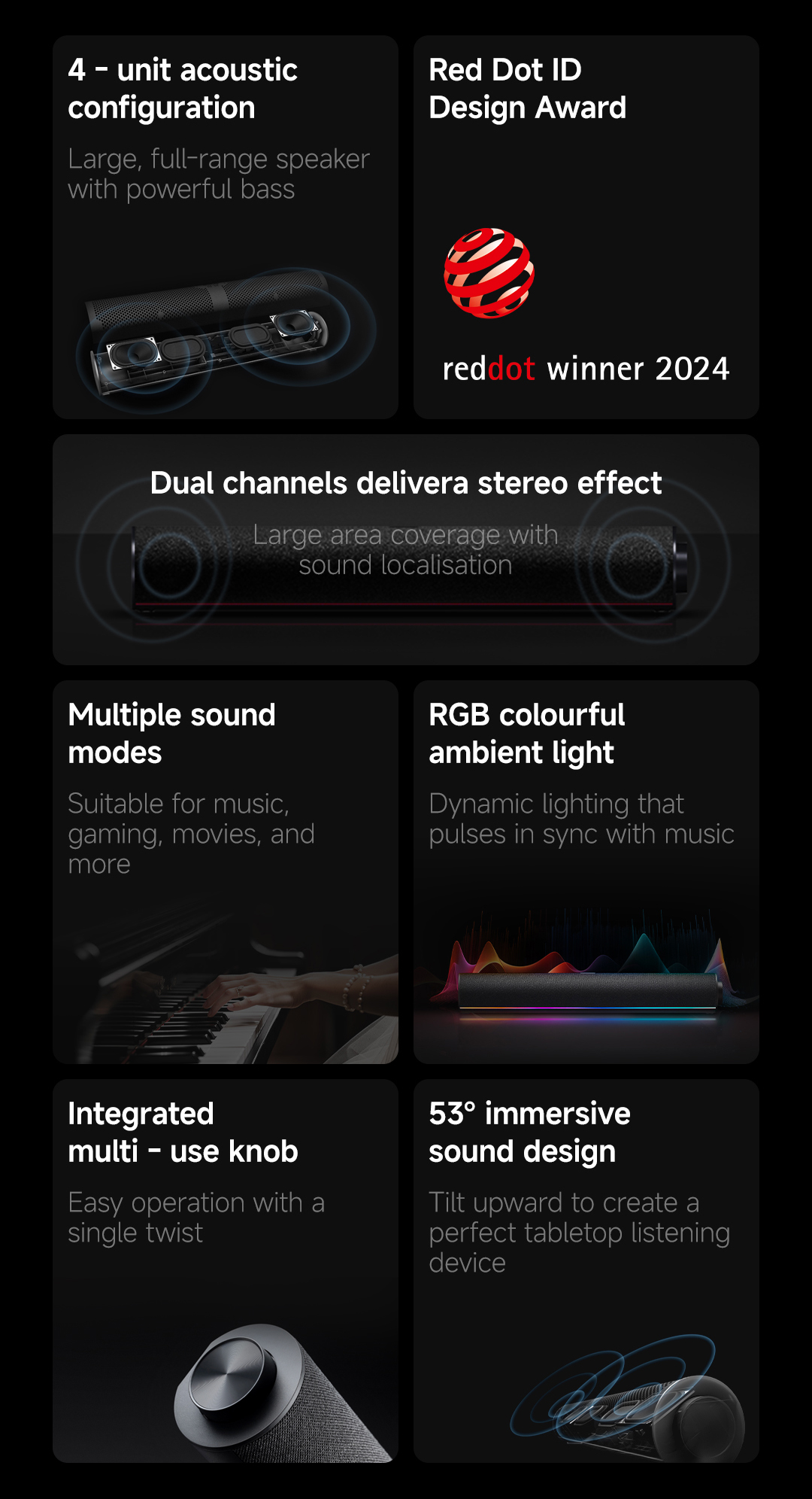 Xiaomi Desktop Speaker | 4-unit Acoustic Configuration | DSP Audio ...