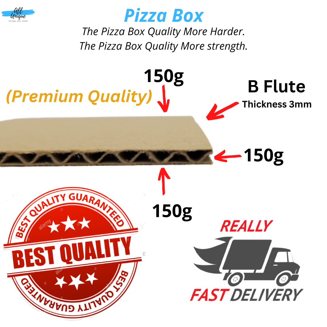 Pizza Box-#6-Pizza Box-Carton Box-Packaging box-Courier box-Kotak ...