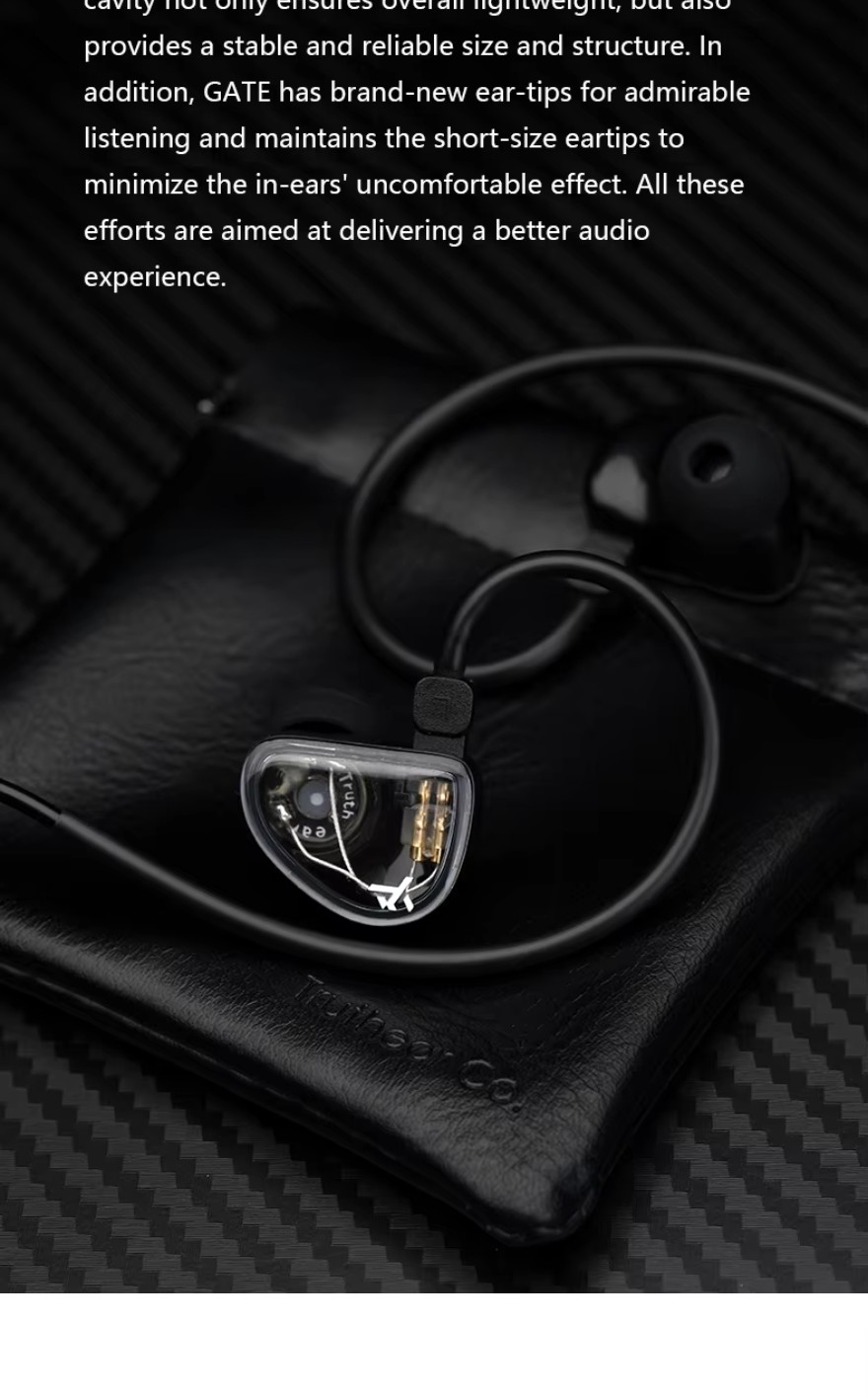 Truthear Gate, In-Ear Monitors: 10mm Dynamic Driver In-Ear Earphones ...