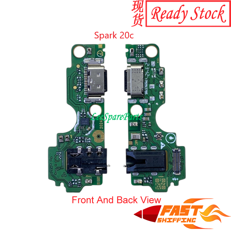 Tecno Spark 20 Pro / Spark 20c Charging Board USB Port Pin Mic Handfree Jack For Replacement ...