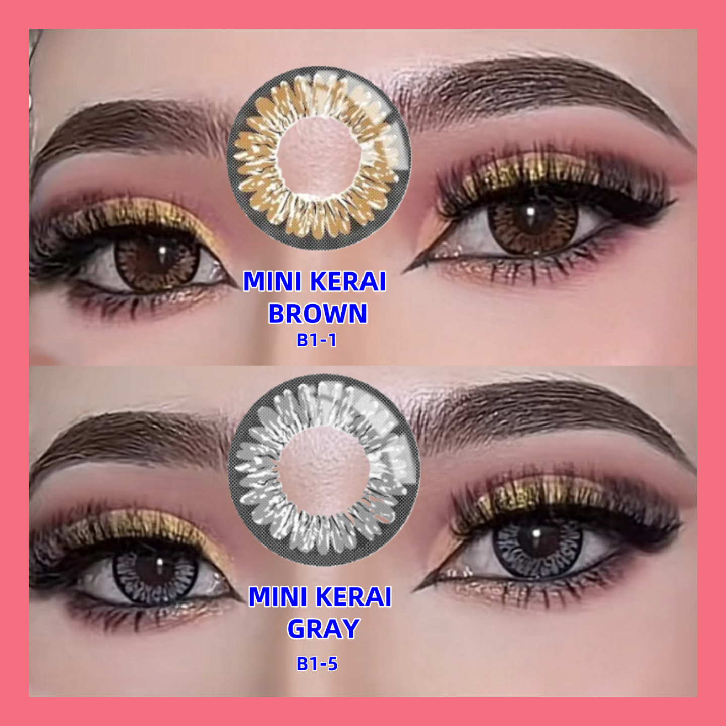 Contact Lens Lence KANTA MATA KKM MDA CERTIFICATE Hot Natural Selesa ...