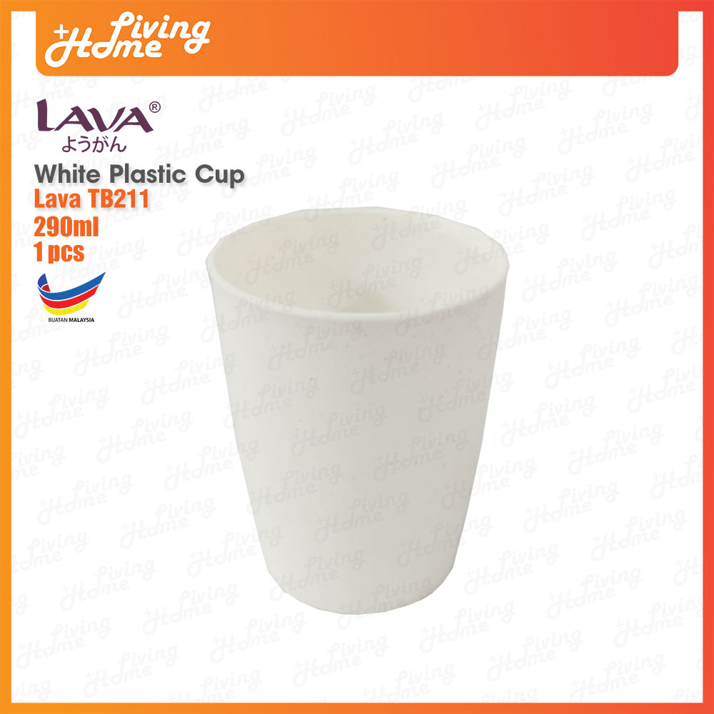 White Plastic Cup 10oz 290ml (Cawan Plastik Putih 290ml 10oz) - Lava ...