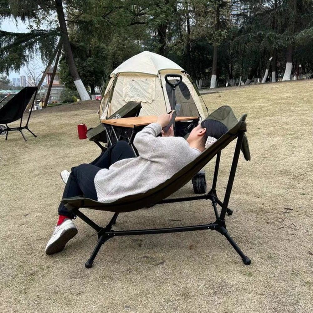 UtanKing™ Kerusi Lipat Baring Lie Down Lounge Chair Foldable Camping ...