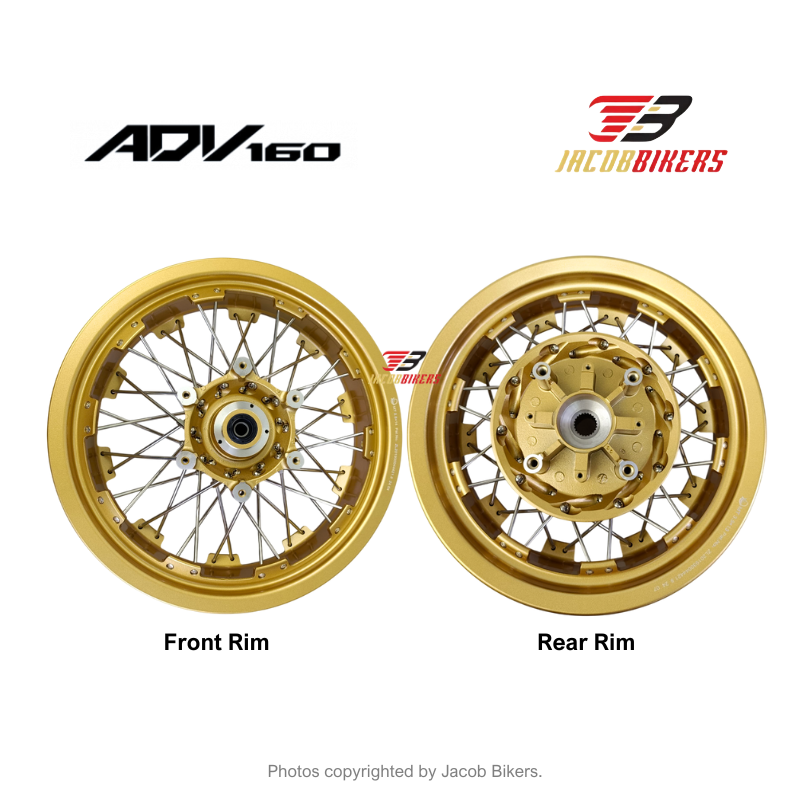 Honda ADV160 Tubeless Rims | Spoke Rim | Aluminium Alloy | Wheels ...