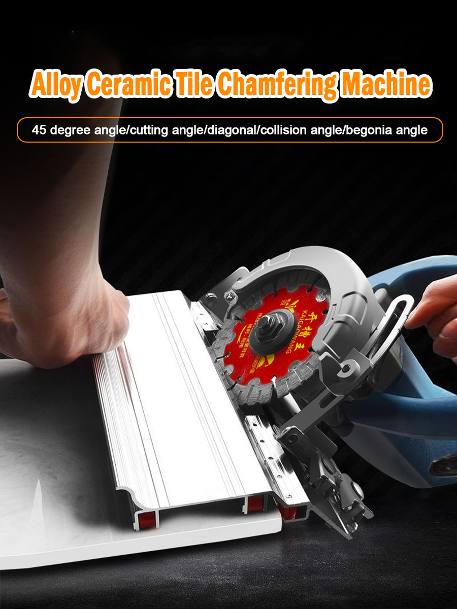 45 Degree Tile Marble Cutter Guide Rail Chamfering Plate Chamfer Frame Miter Saw 45 Degree ...