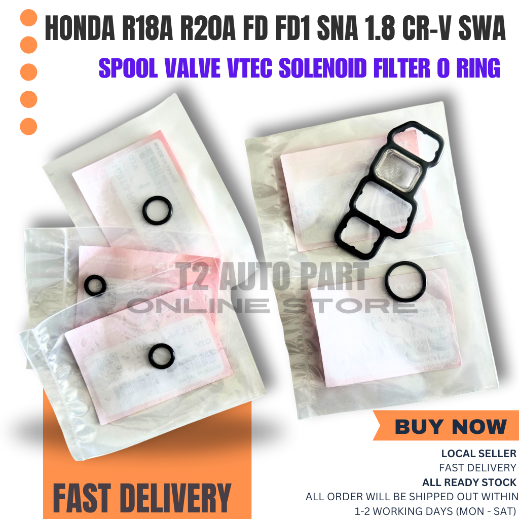 T2 15826-RNA-A01 HONDA CIVIC FD1 FB FC 1.8 STREAM RN6 CRV SWA ACCORD TAO T2A 2.0 SPOOL VALVE ...