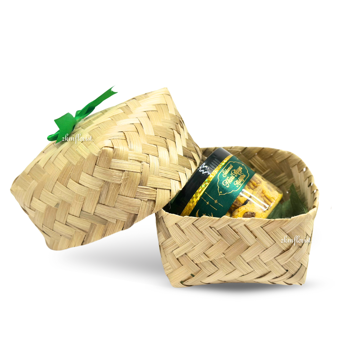 BESEK BAMBOO Goodies perkahwinan basket Souvenir dulang Raya 2025 ...