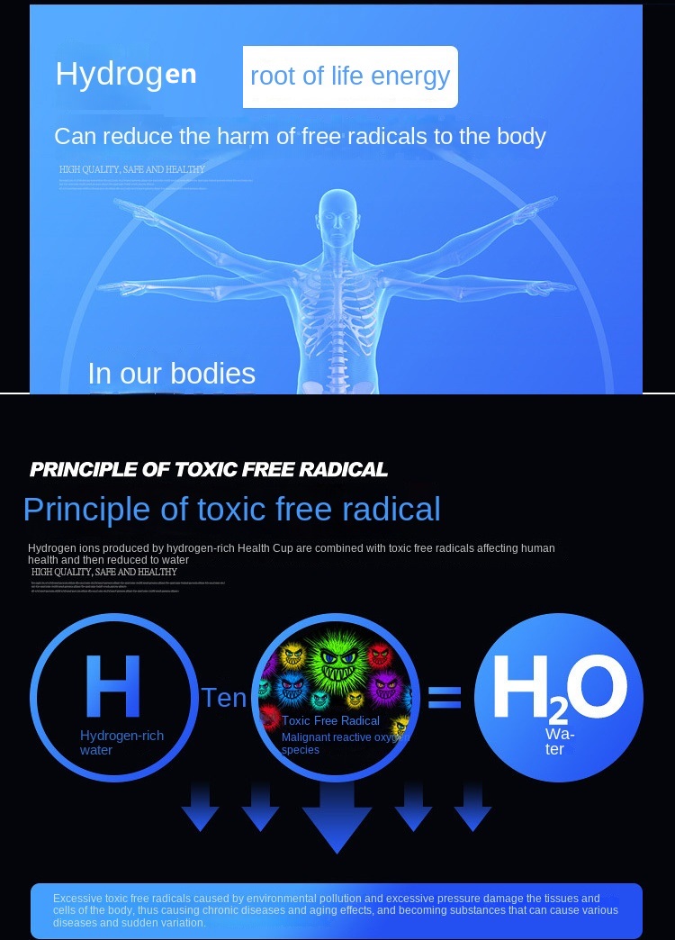 Hydrogen water Water oksigen tester hydrogen water generator Rich ...