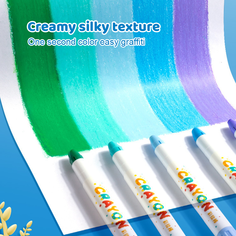 12/24/36/48 Colour Crayon For Kids Washable Non Toxic Colouring ...