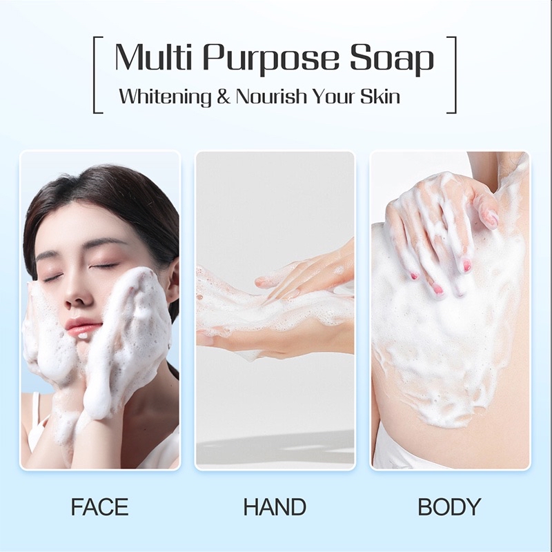 Saludent / Nykaa Goat Milk Soap Whitening Silk Essence Soap Face Wash ...