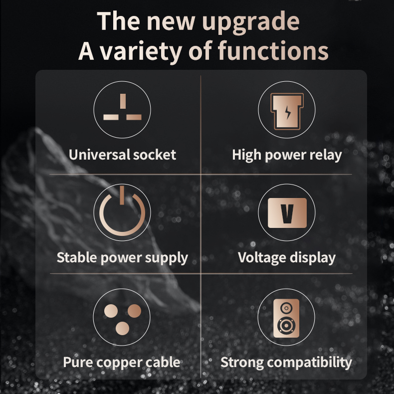 RAYHAYES 10-Channel Power Switch Controller with Digital Volt Meter ...