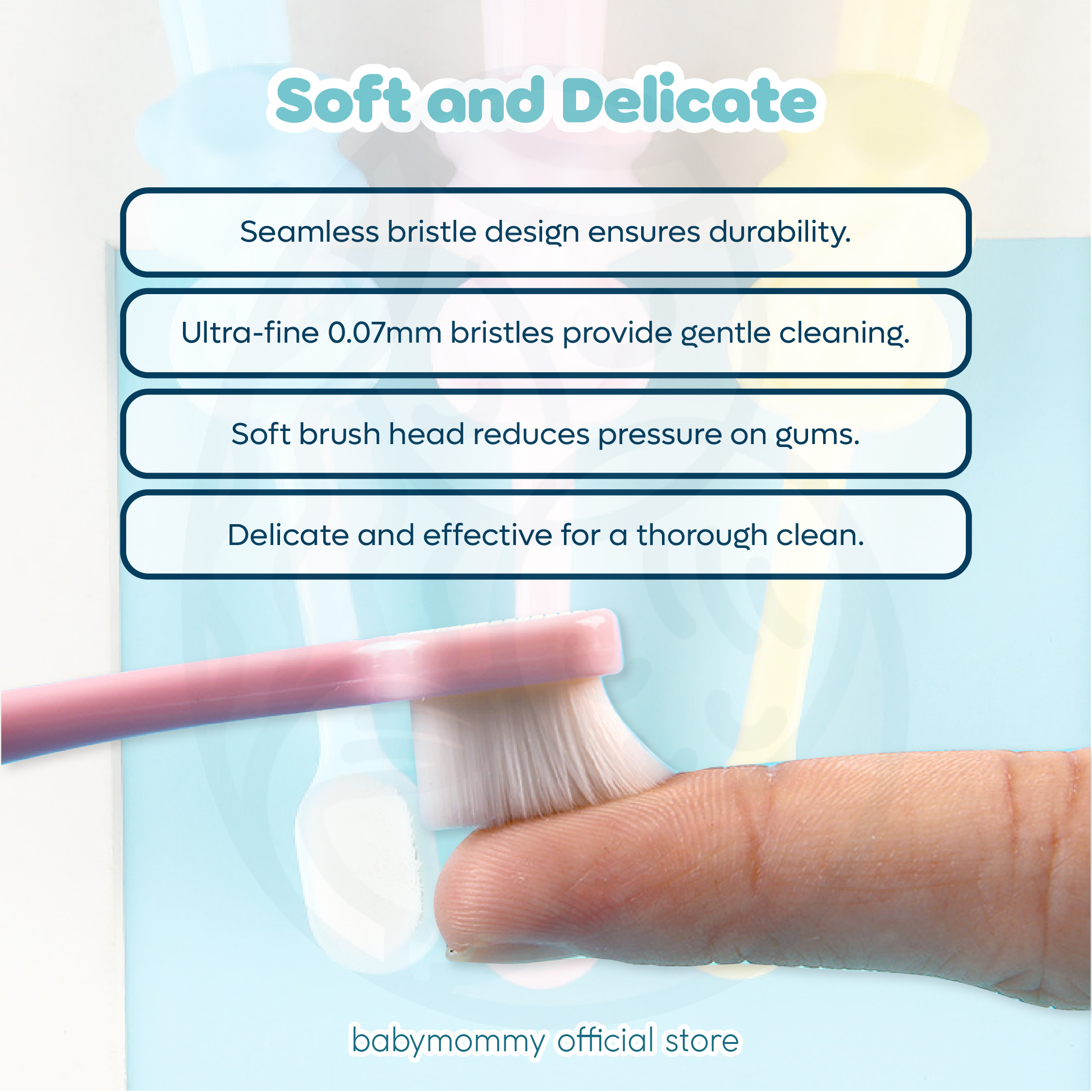 🇲🇾ReadyStock Ultra Soft Toddler Micro Nano Toothbrush Superfine Soft ...