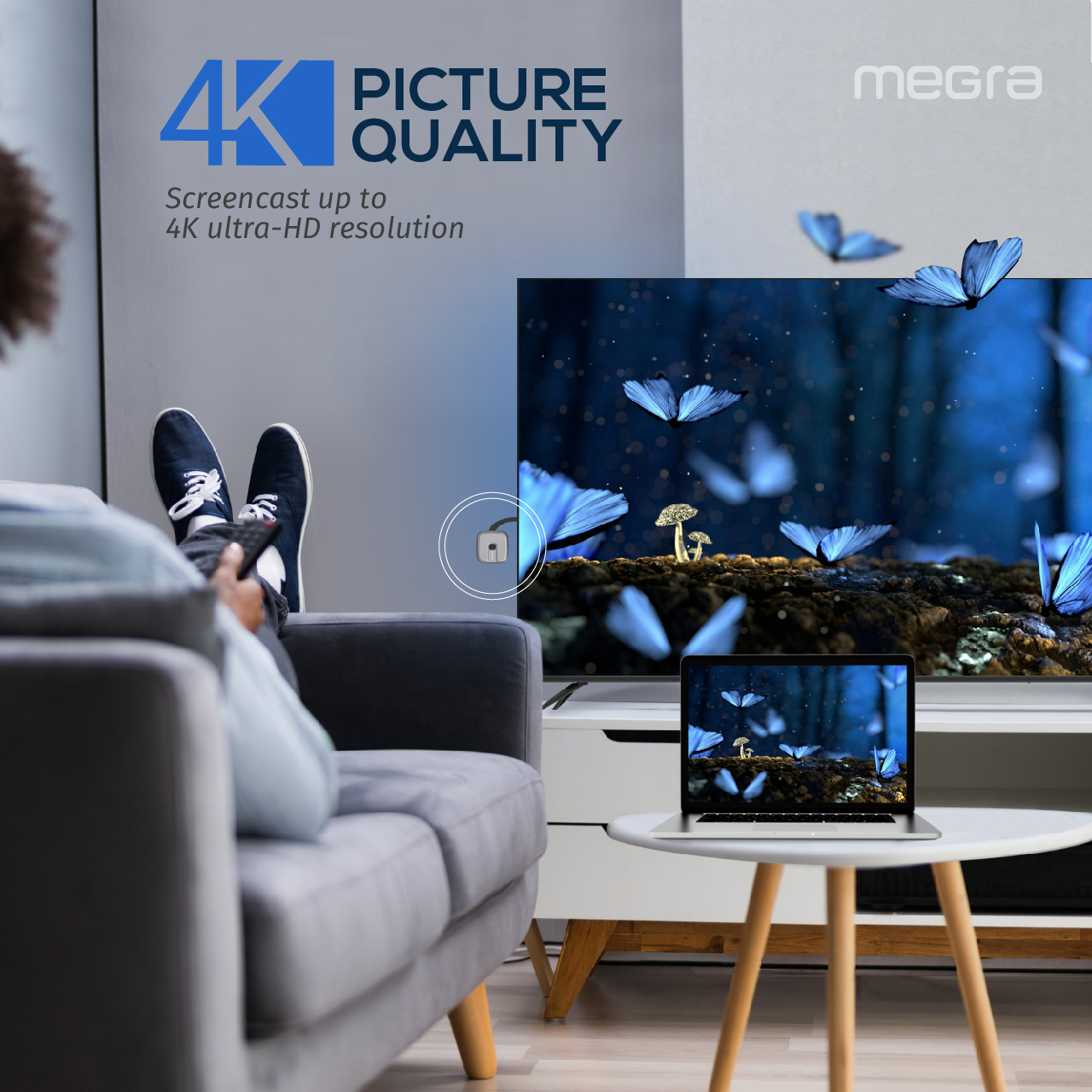 Wireless Display Adapter Miracast Dongle HDMI Connection Cast Potrait ...