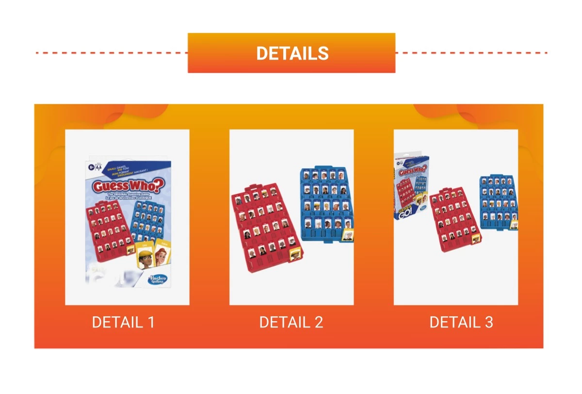 Guess Who? Grab and Go Game, Original Guessing Game for Ages 6 and up ...