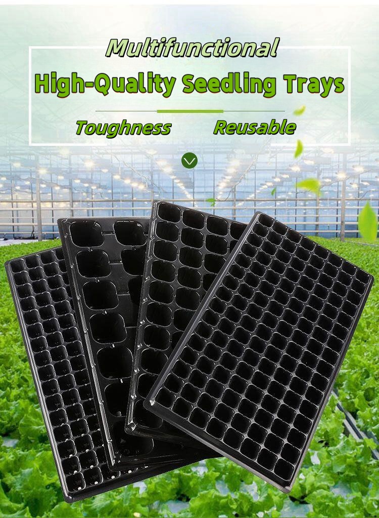 Seedling Planting Tray Plastic Nursery Tray 21 50 128 200 Holes ...