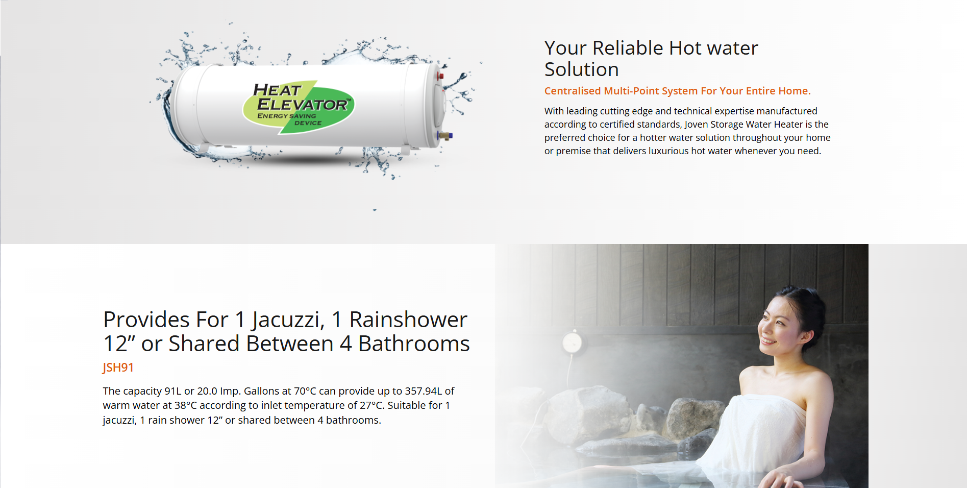 [FREE SHIPPING] JOVEN Heat Elevator Storage Water Heater JSH HE Series ...