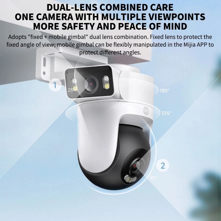 Xiaomi CCTV Outdoor Camera CW500 Dual | 4MP Dual 2.5K Ultra HD | AI ...