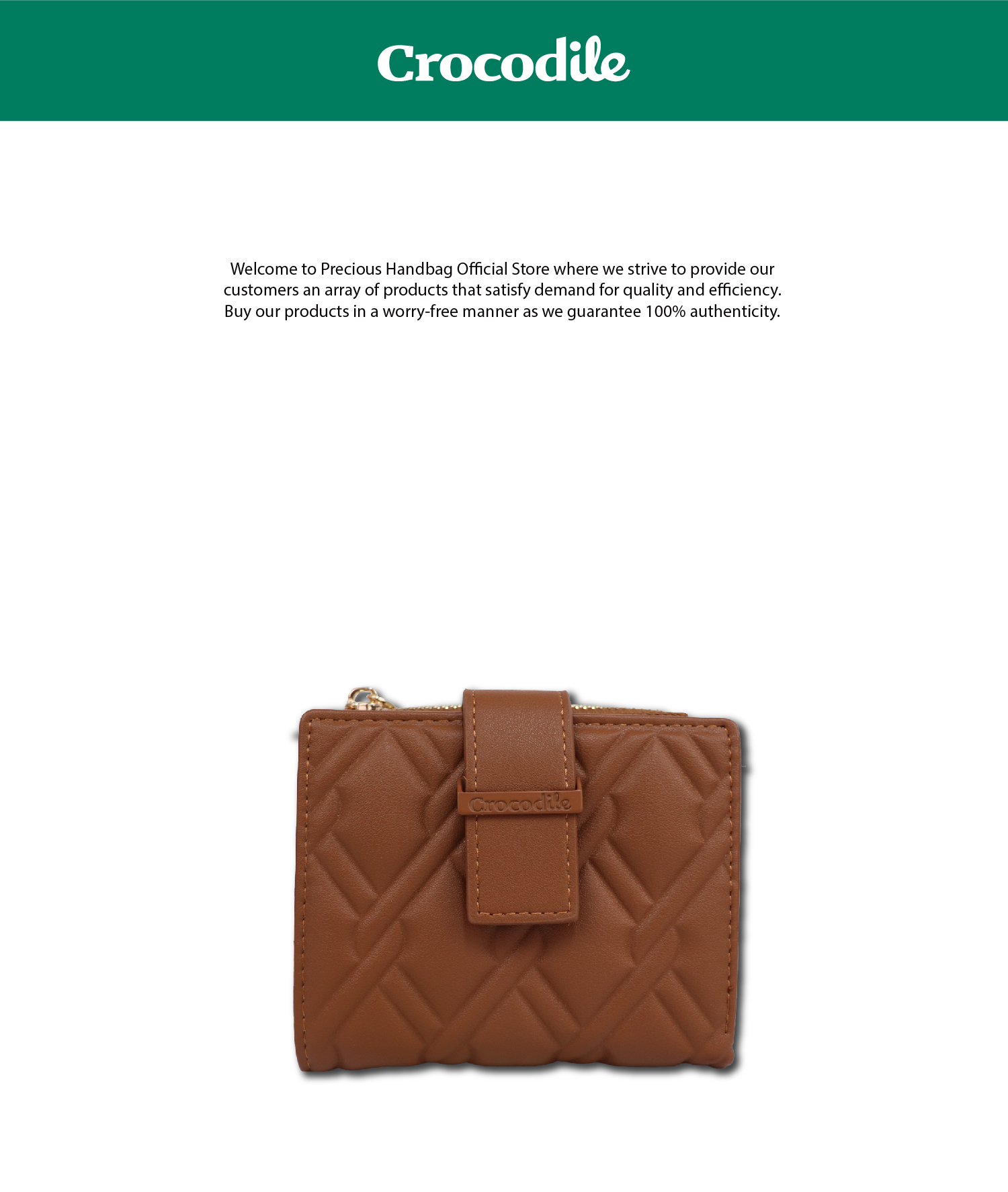 Crocodile RPDH Eksklusif Dompet Wanita Panjang Dan Pendek | Shopee Malaysia