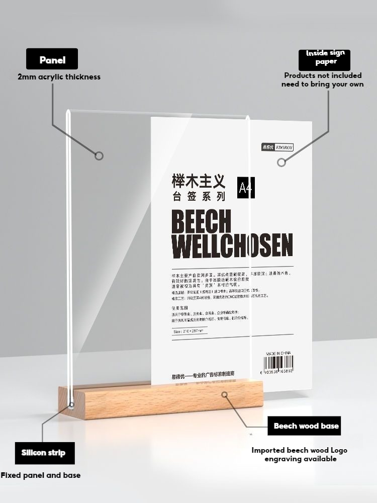 T-Shape Card Display Stand I T Shape Card Display Holder, Landscape ...