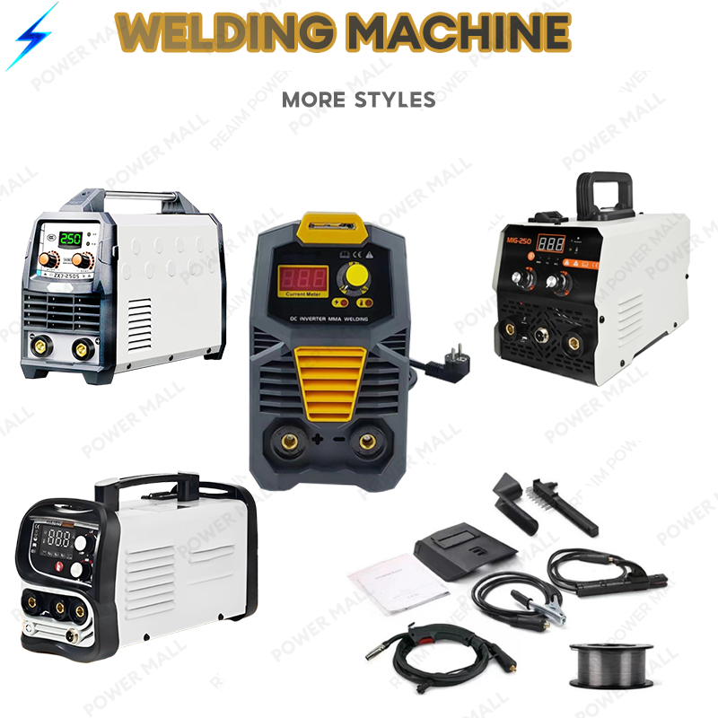Welding Machine Gasless Mig Weldings Set MIG/TIG/MMA 3 in 1 MIG Welder ...