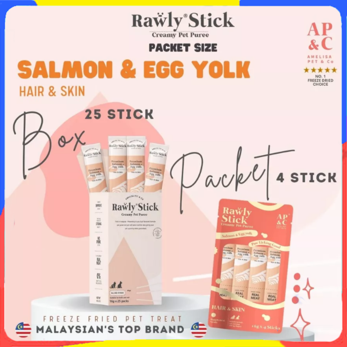 Amelisa Pet & Co. Rawly Stick Pet Puree (25 Stick/Box) | Shopee Malaysia