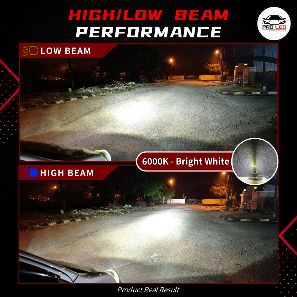 WILD WOLF F8 PRO LED 80W 4300K 6000K Standard Bright 2pcs H1 H4 H7 H11 ...