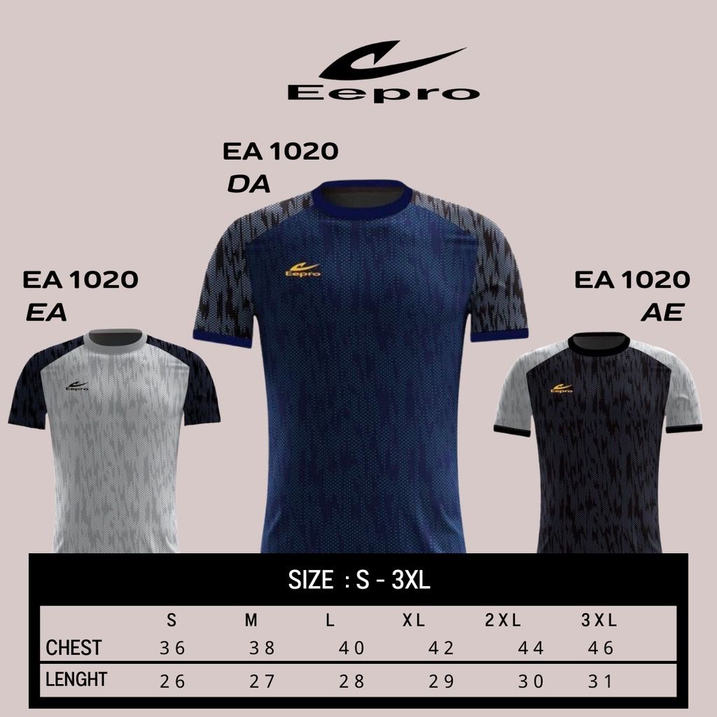 Eepro Men's Sportswear Collar Jersey EA13M1 | Eepro Kolar Jersi Sport ...
