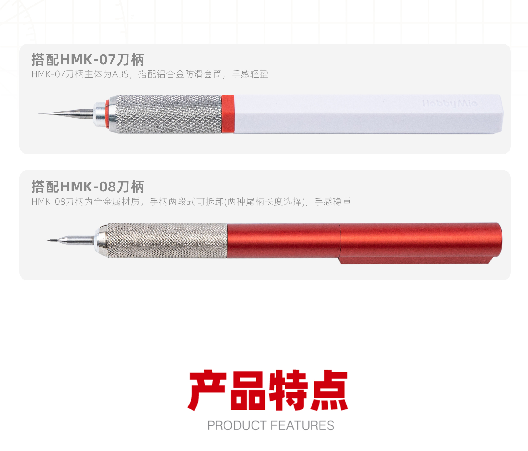 Hobby Mio Stylus Line Scriber 8 ° /30 °Tungsten Steel Scribing Needles ...