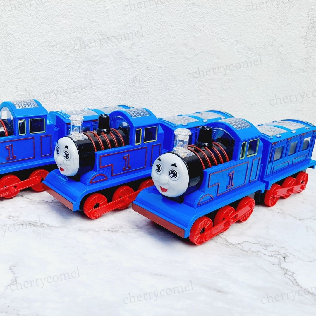 Free Batteries Train with Music and Lights Smart Mainan Keretapi Kereta ...