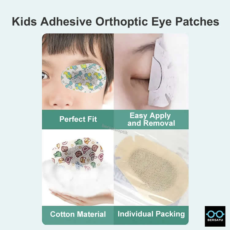 Children's Cartoon Adhesive Orthoptic Eye Patches 5 pcs Individually ...