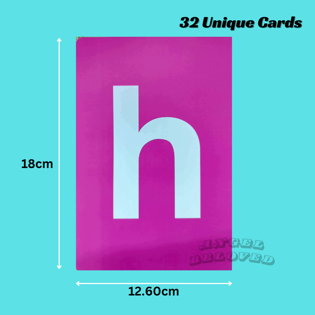 Alphabet Flash Card Kad ABC Flash Card for baby Flash Card for kid ...