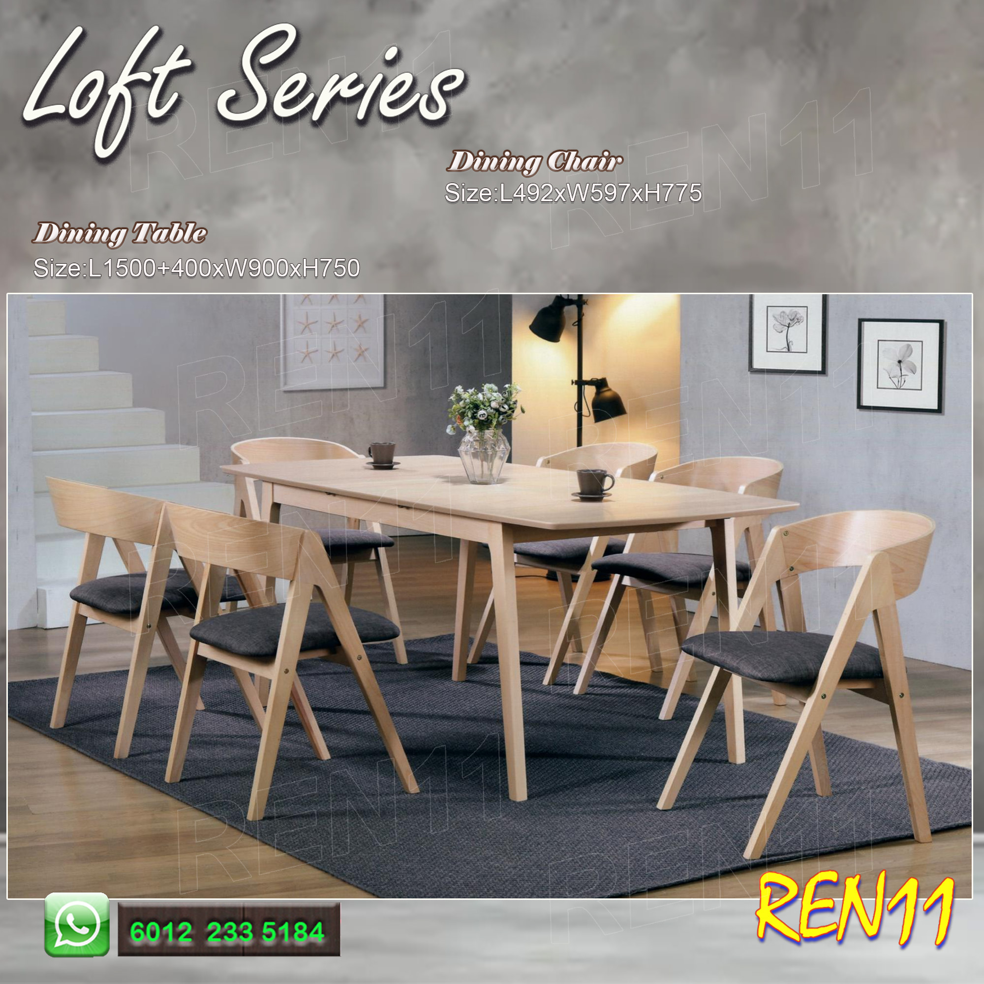 Dining Table , Dining Table Top , Dining Chair , Kerusi Makan , Meja ...