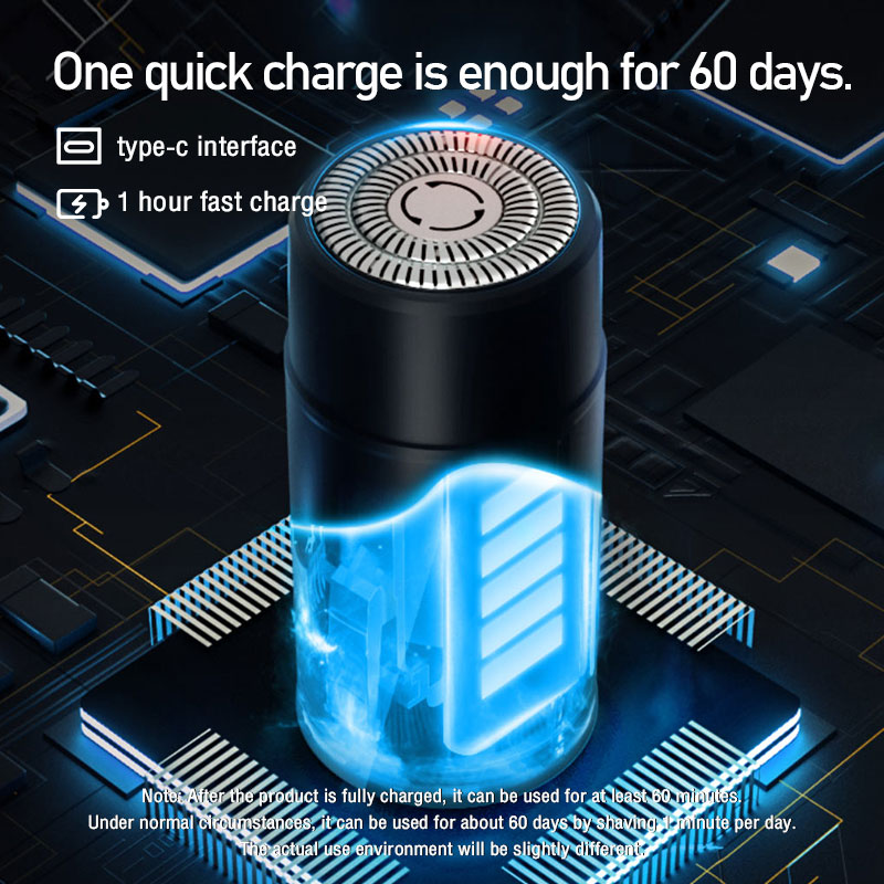 Showsee Smart Sensor Electric Shaver IPX7 Waterproof Razor Induction ...