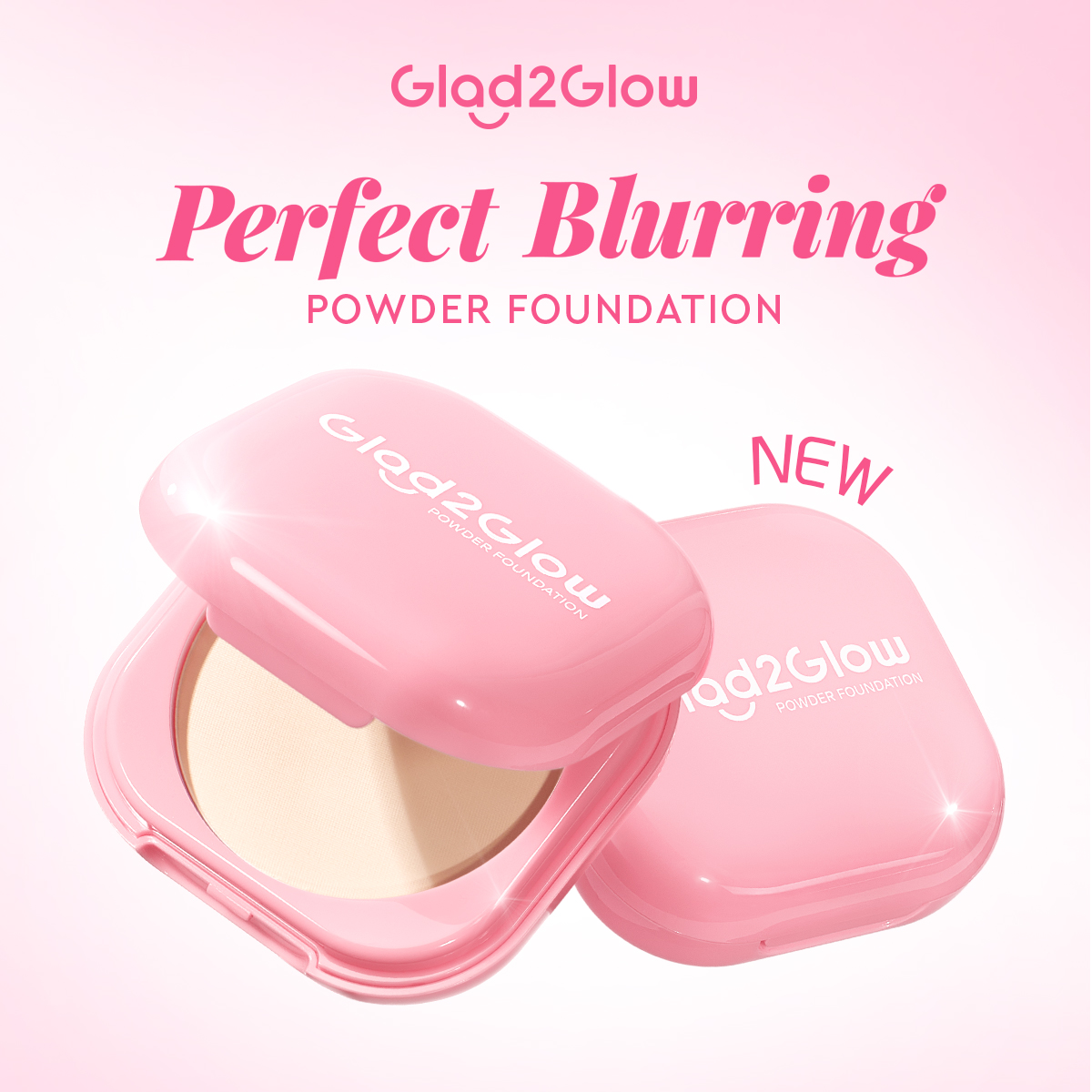Glad2Glow Compact Powder Make Up Setting Powder Oil Control Matte ...