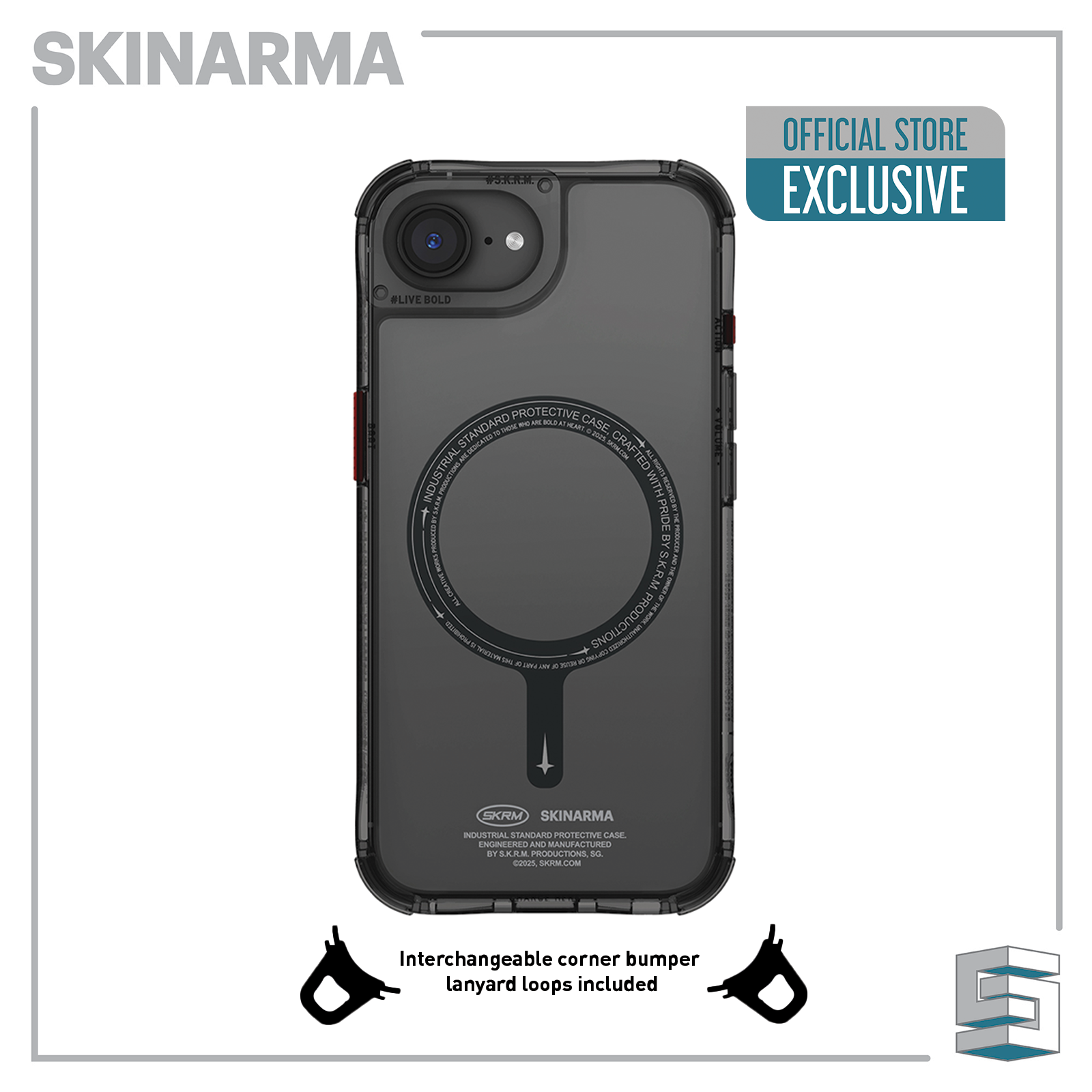 SKINARMA Saido Mag-Charge Case for iPhone 16 (6.1)/16 Plus (6.7)/16 Pro ...