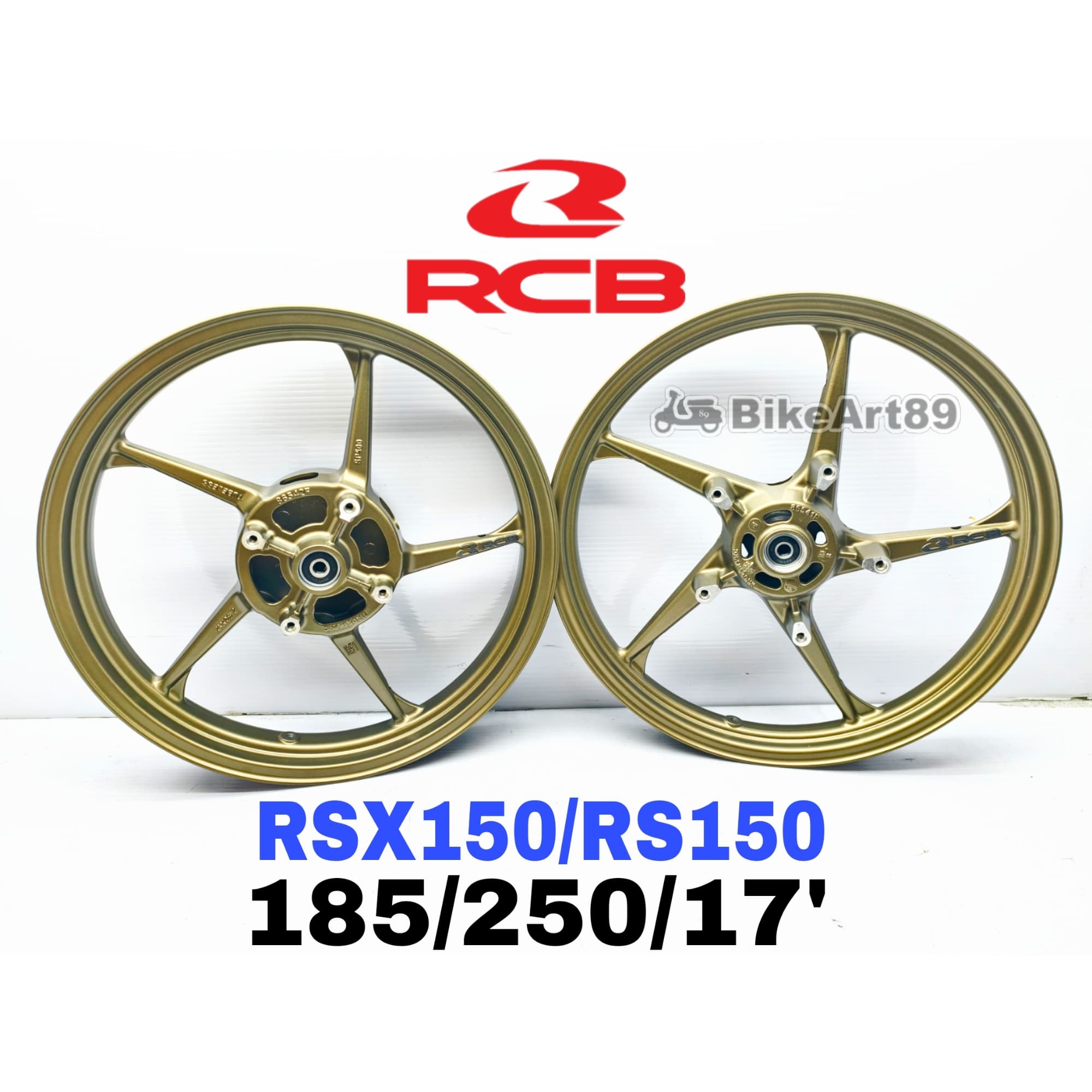 Sport Rim RCB Honda RSX150 ABS RS150 SP500 185/250/17' E2 Disc Plate ...