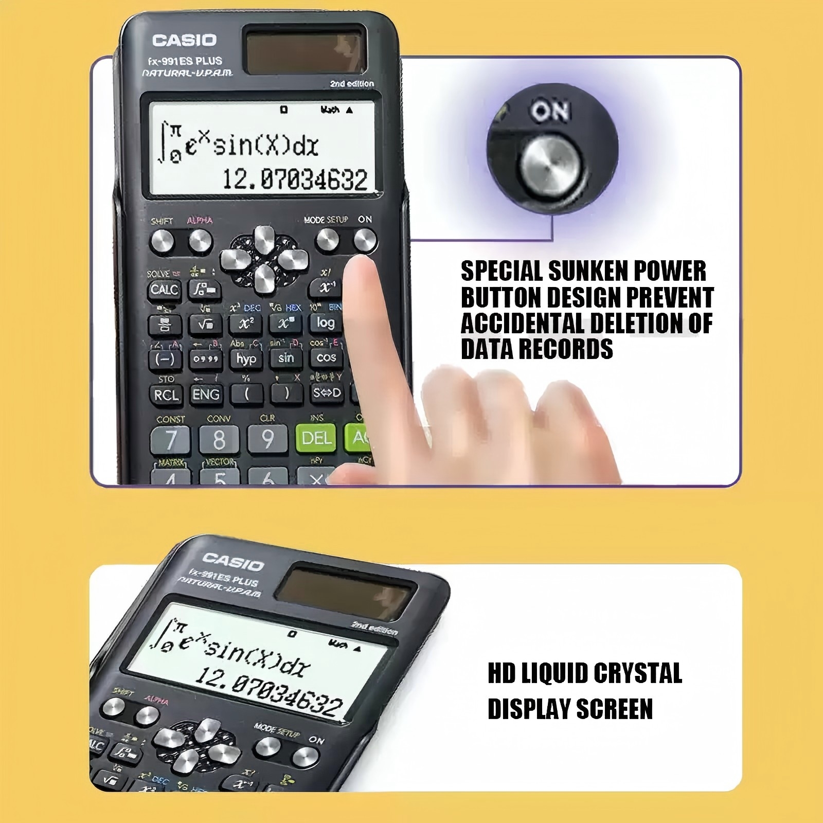 Casio Scientific Calculator FX-991ES PLUS/FX-991EX Student Examination ...