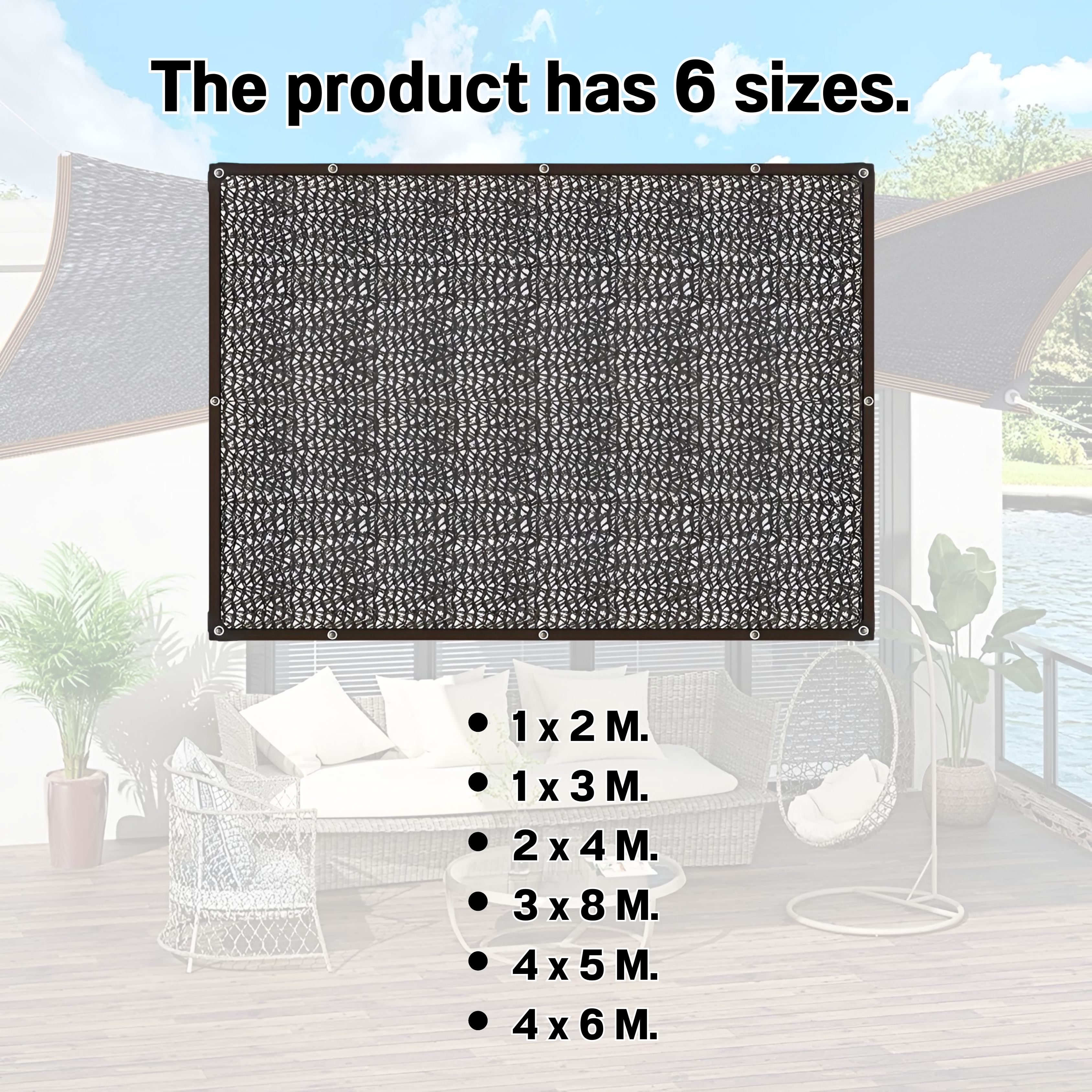 Anti-UV Sun Shade Net Garden Sun Shade Net Outdoor Awnings Sun Shelter ...