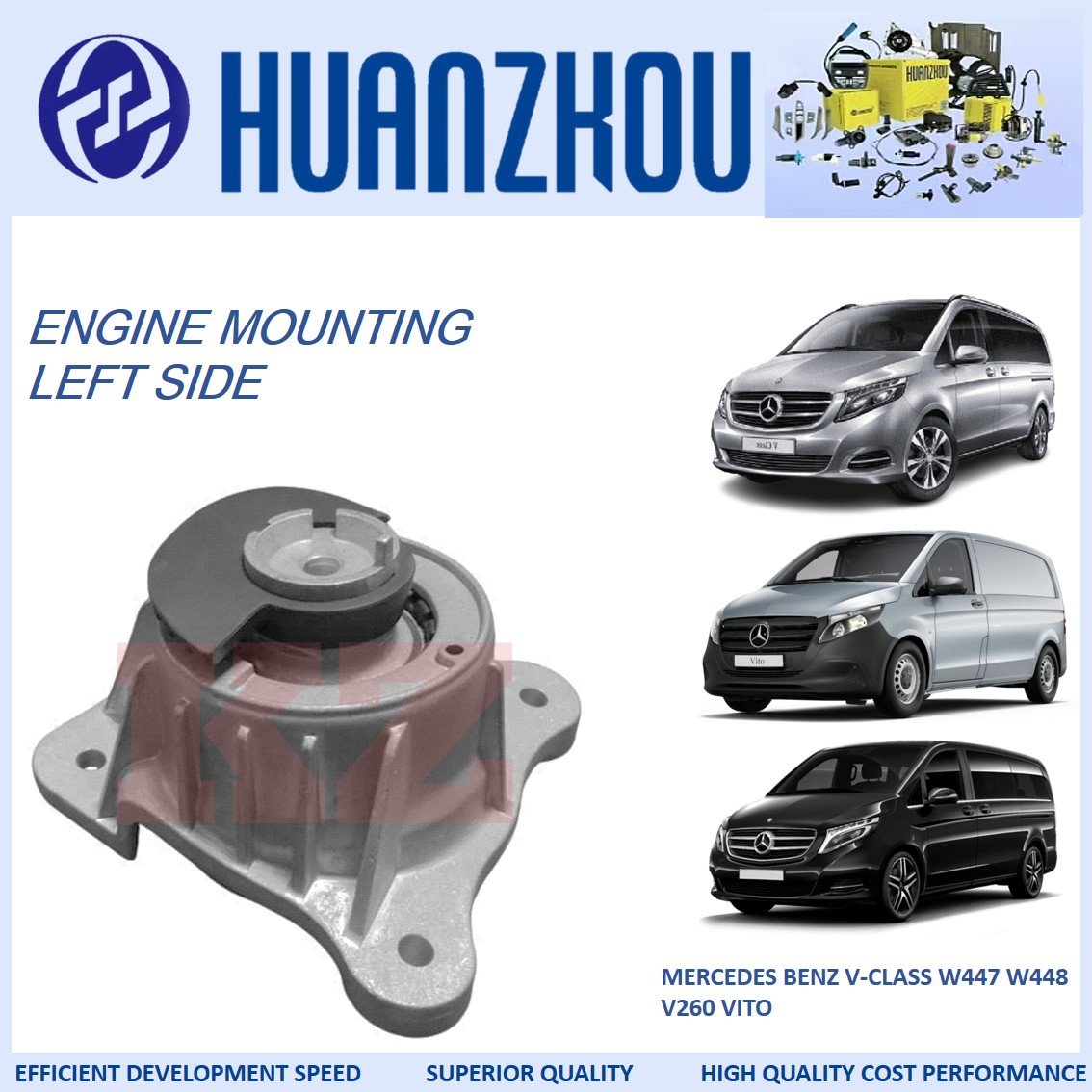 MERCEDES BENZ V-CLASS W447 W448 V260 VITO - RIGHT AND LEFT ENGINE ...