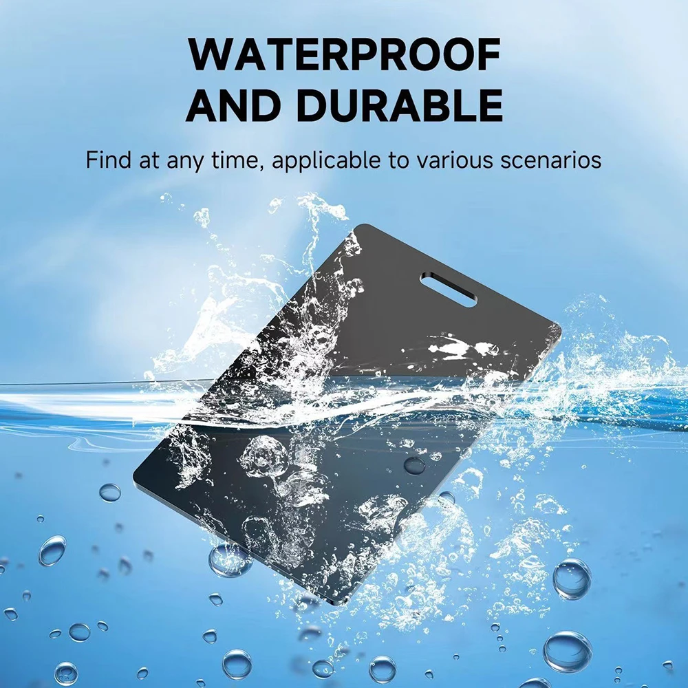 GPS Tracker Wallet Tracking Card Locator Smart Tag Device For IOS Find My Key Finder Bluetooth ...