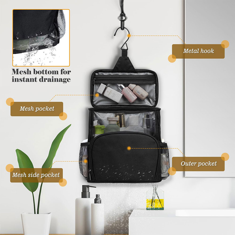 SOUL HAND Bag Hanging Travel Makeup Toiletry Luggage with Hanging Hook ...