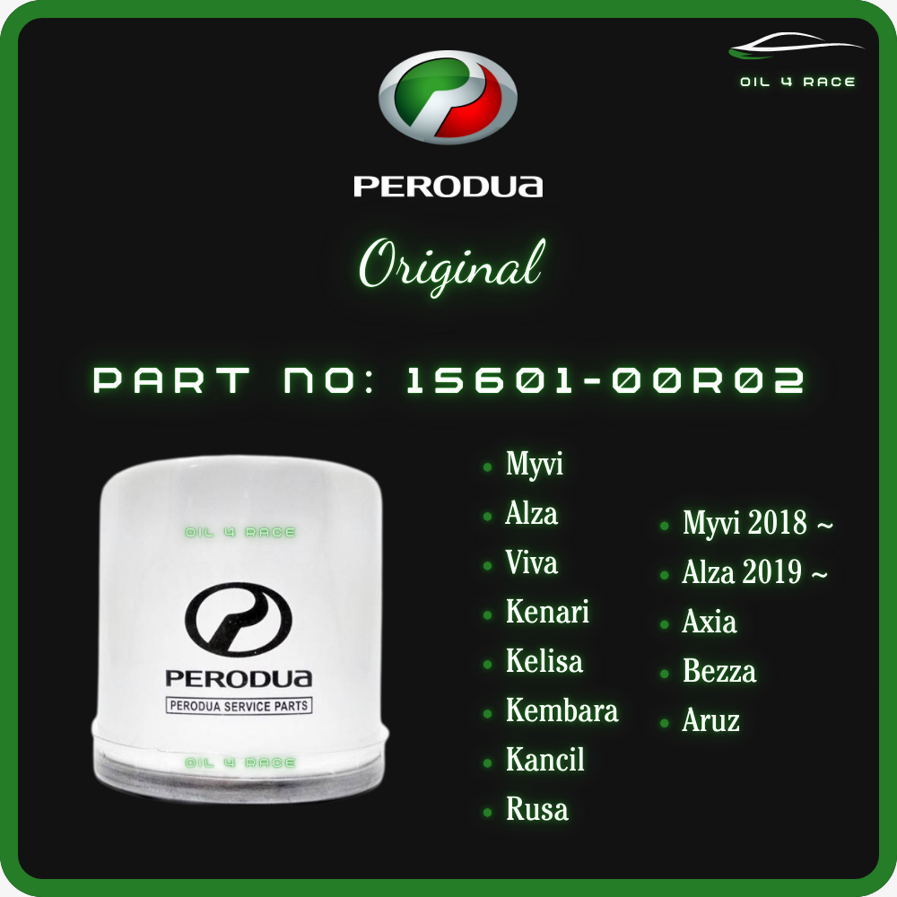 Genuine Perodua Oil Filter (Original) 15601-00R02 | Shopee Malaysia