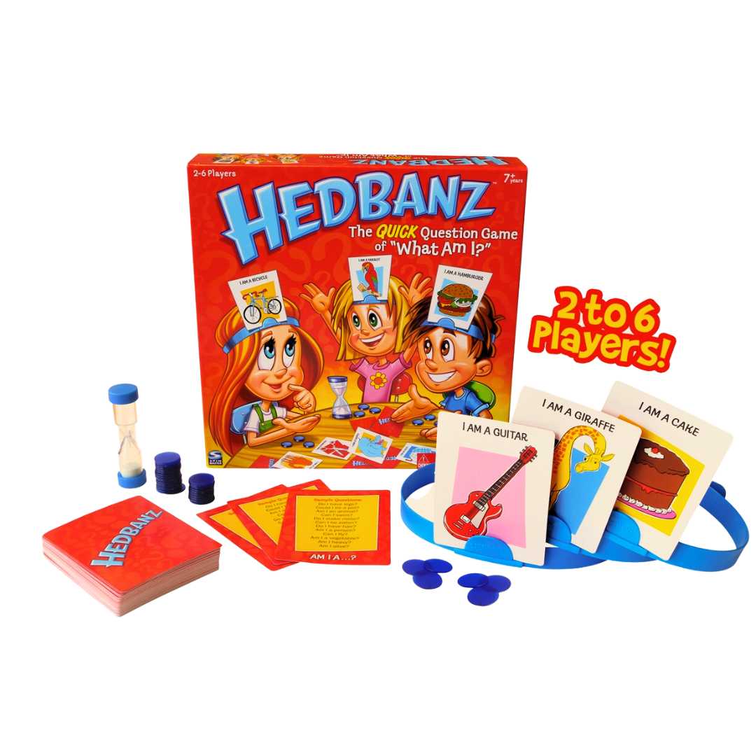 Hedbanz Board Game Card Game Guessing Who Am I Quick Question Kids ...