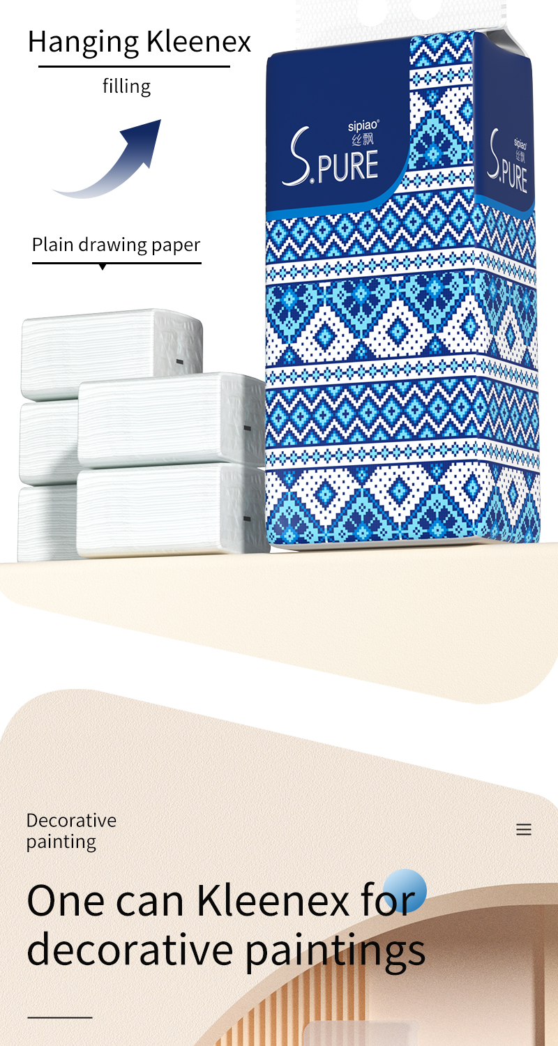 【5 PCS】sipiao tisu gantung viral 4-Ply 5000 sheets Soft Facial Tissue ...