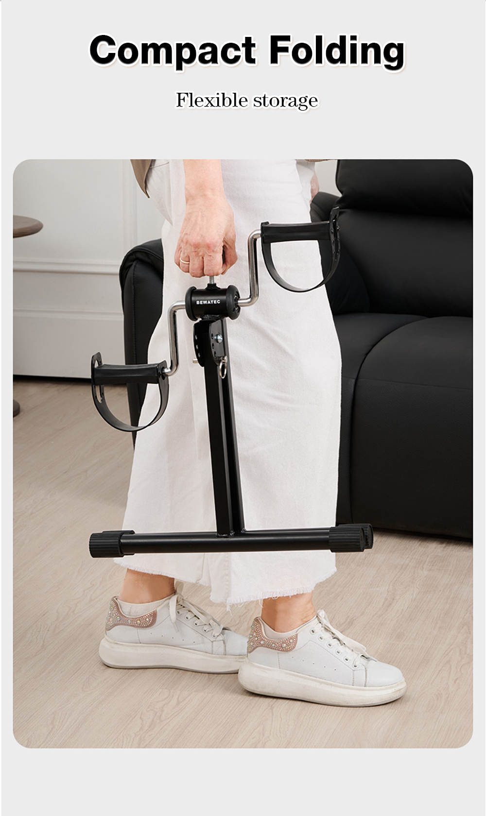 Ebuy Premium Rehabilitation Bicycle Portable Collapsible Elderly Indoor ...