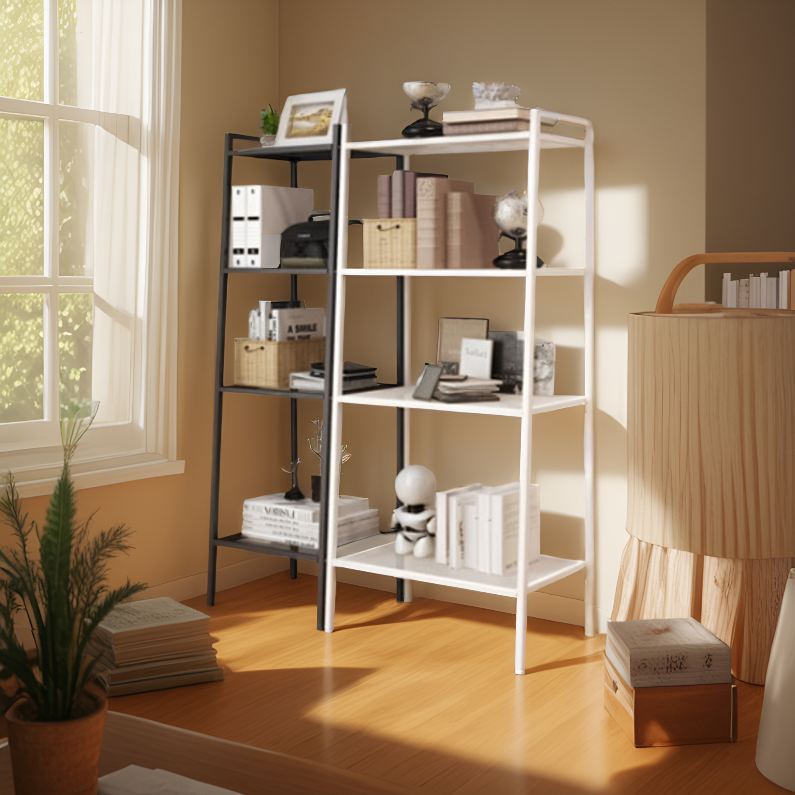 RR-Trapezoidal Frame Rak Dapur 3/4/5 Tier Multipurpose Shelf Metal ...