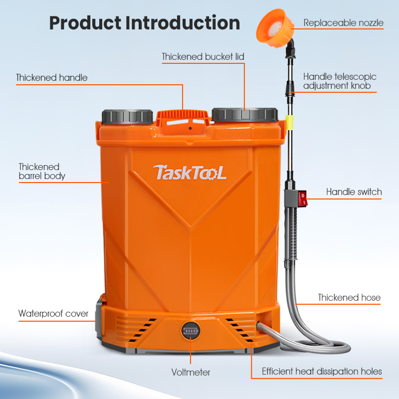 TASKTOOL 20L Electric Knapsack Sprayer Pump / Pam Racun Bateri Pump ...