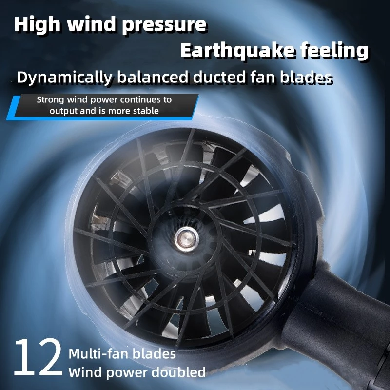 80mm High Thrust Ultra-Violent Fan Car Wash Blowing Water Dust Removal ...